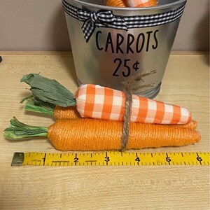 Spring Tiered Tray Decor Bucket of Carrots Buffalo Checkered Bundle ...