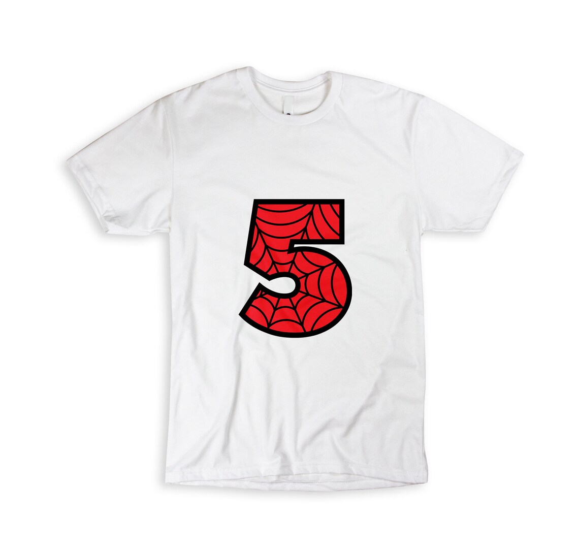 Spider Man Numbers SVG Super Hero Numbers Cut File DXF 1-10 | Etsy