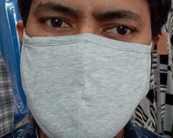 Liquid Party Pure Holographic Silver White Face Mask for Festivals and ...