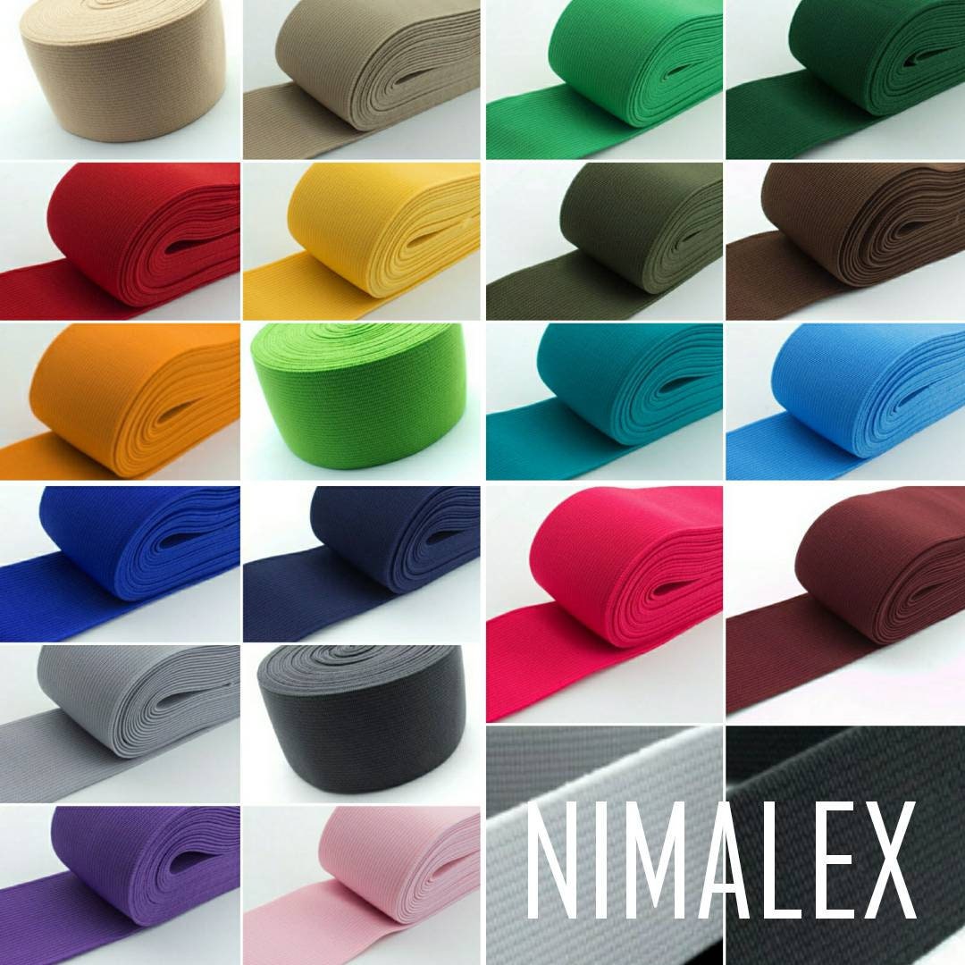 Gummiband | 50 mm 5 cm breit | in 36 Farben | z.B. für Hosenbund ...