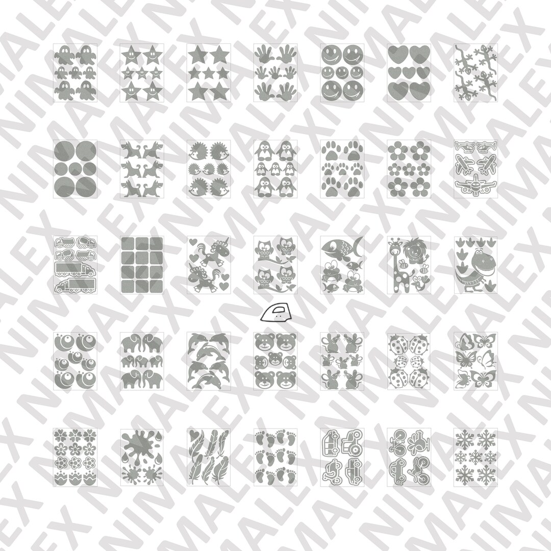 Iron-on Reflective Motifs for Better Visibility in the Dark Motif ...