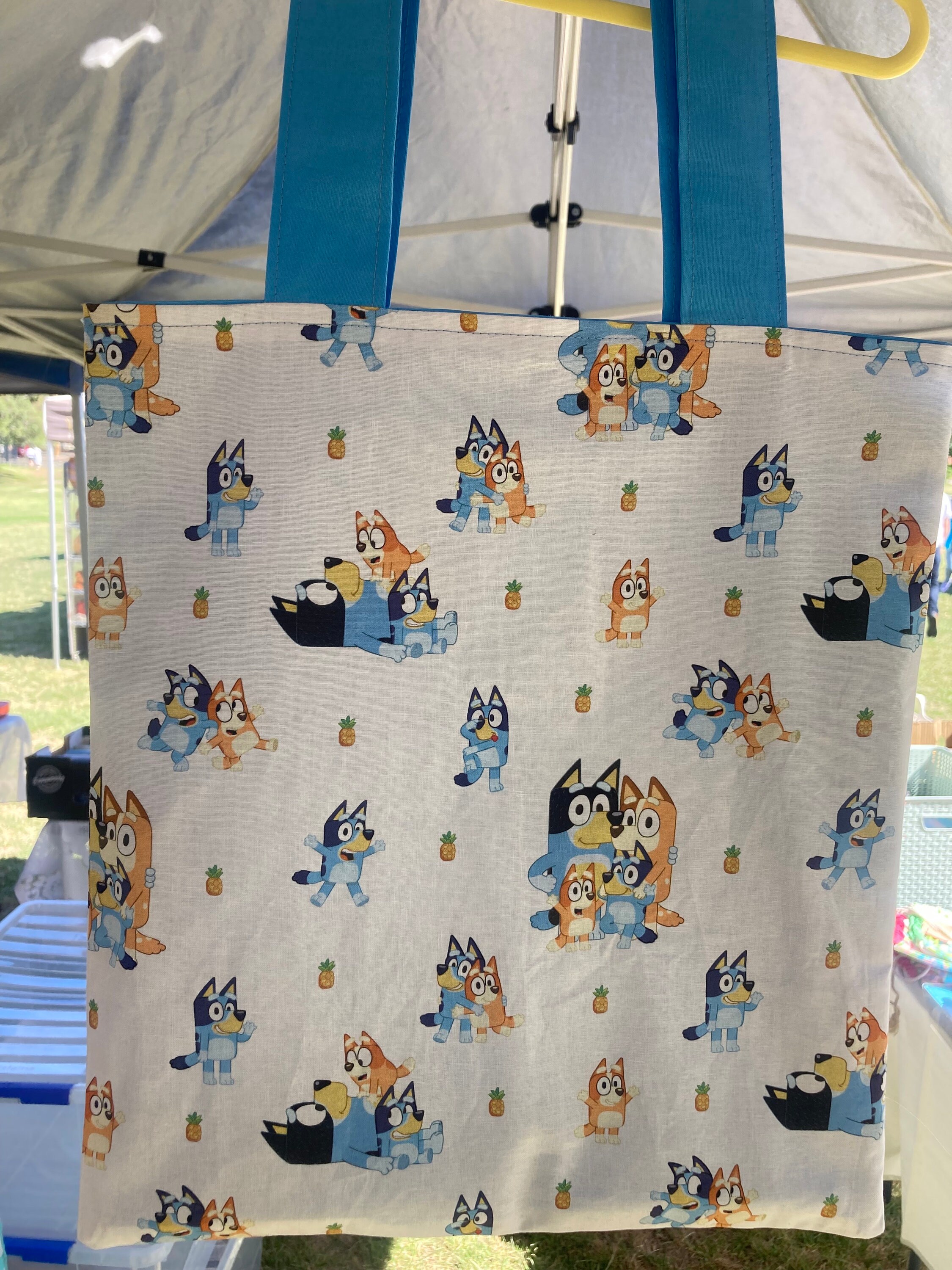 Handmade Bluey Library / Tote Bag - Etsy