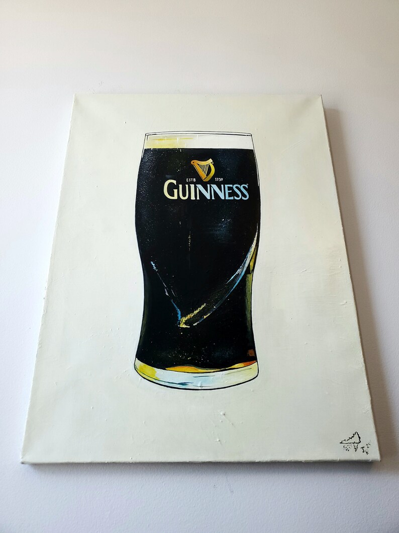 The Pint of Guinness - Etsy