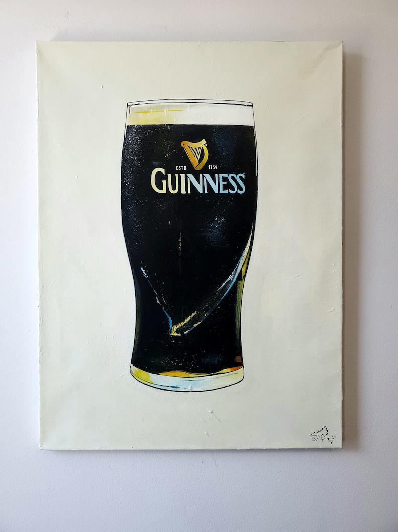 The Pint of Guinness - Etsy
