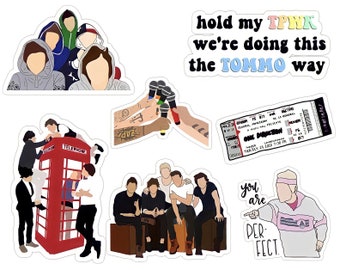 One Direction Sticker Pack - Etsy