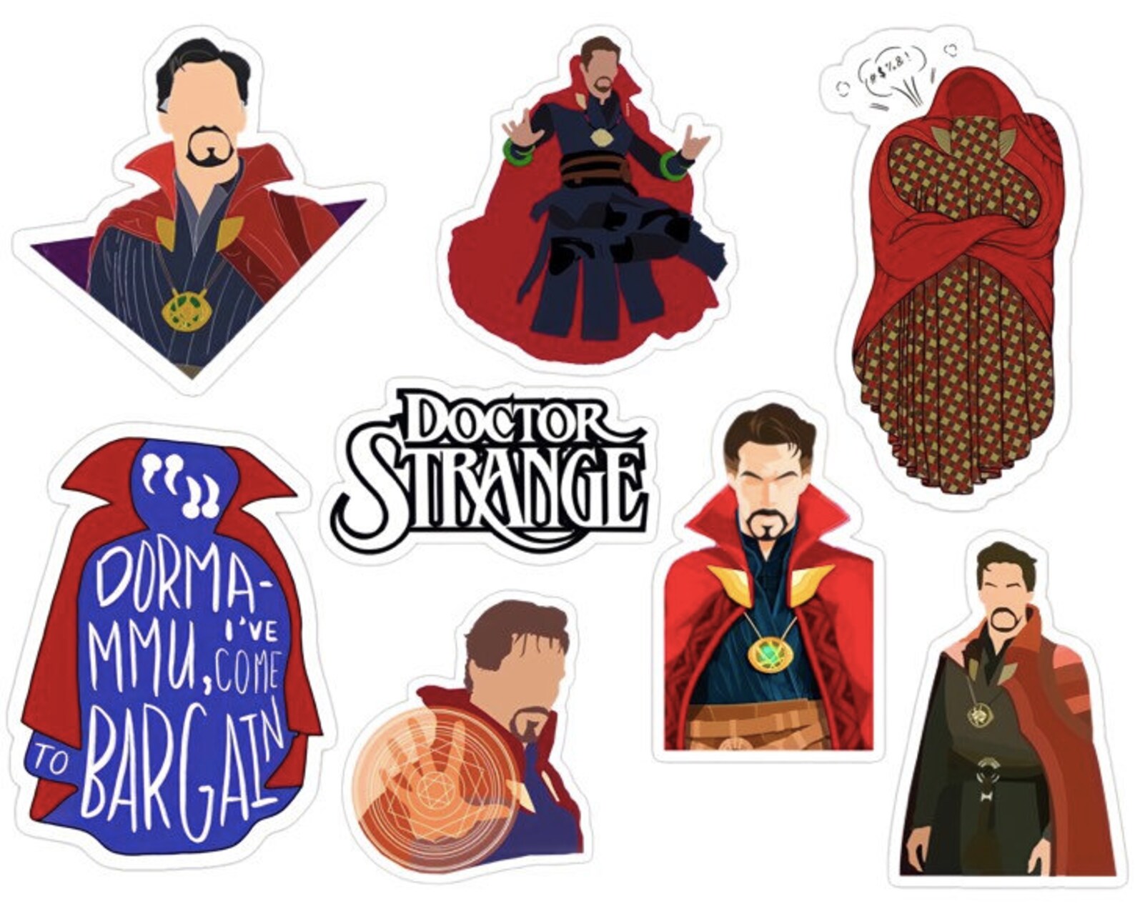Doctor Strange Marvel Sticker Packet - Etsy