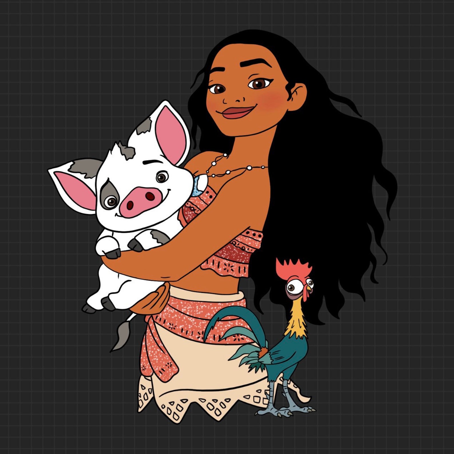 Moana Sticker Moana Sticker Disney Sticker Vinyl Disney | Etsy