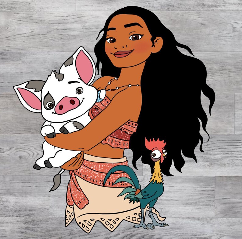 Moana Sticker Moana Sticker Disney Sticker Vinyl Disney | Etsy