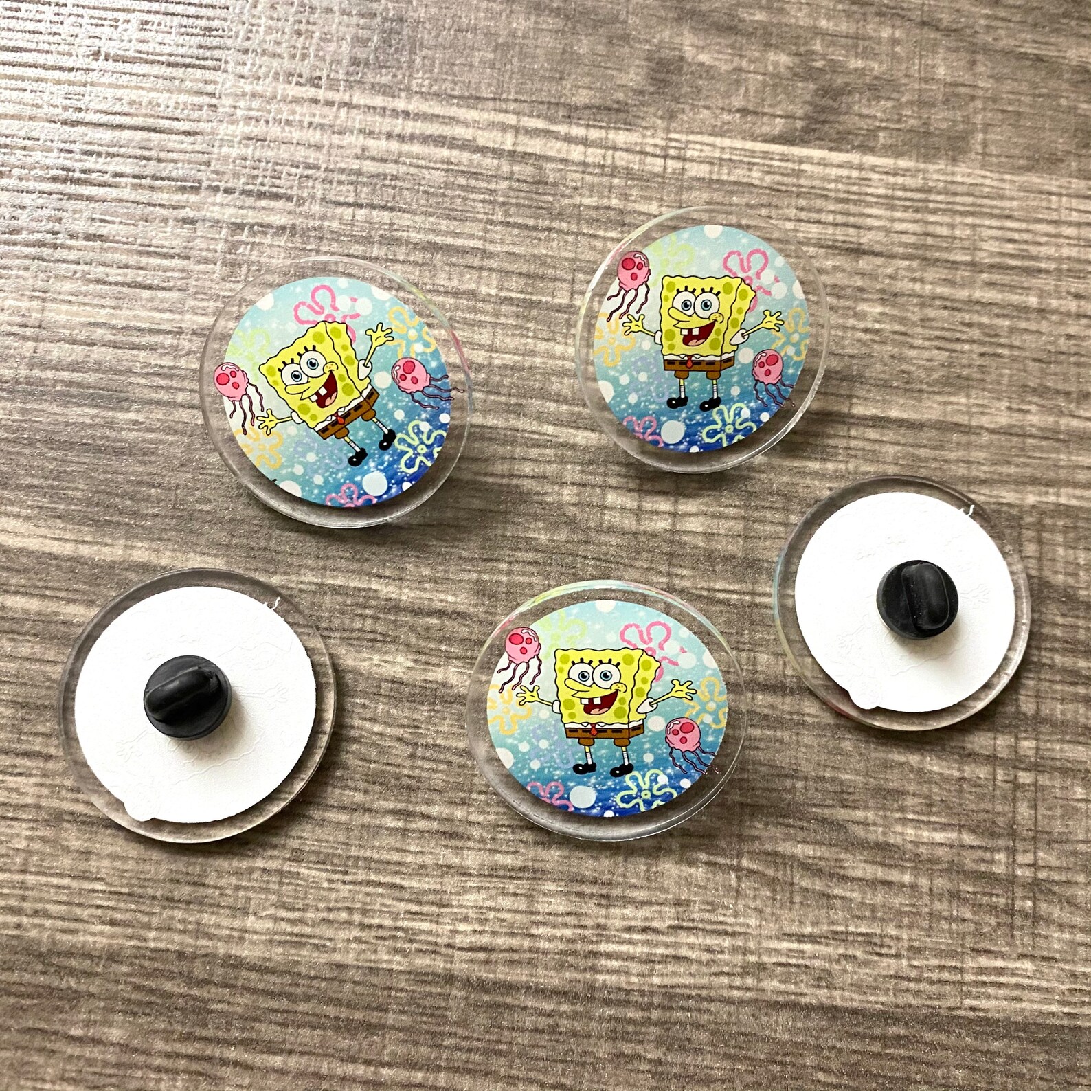 Spongebob Sticker and Pin Set Spongebob Sticker Acrylic Pin | Etsy