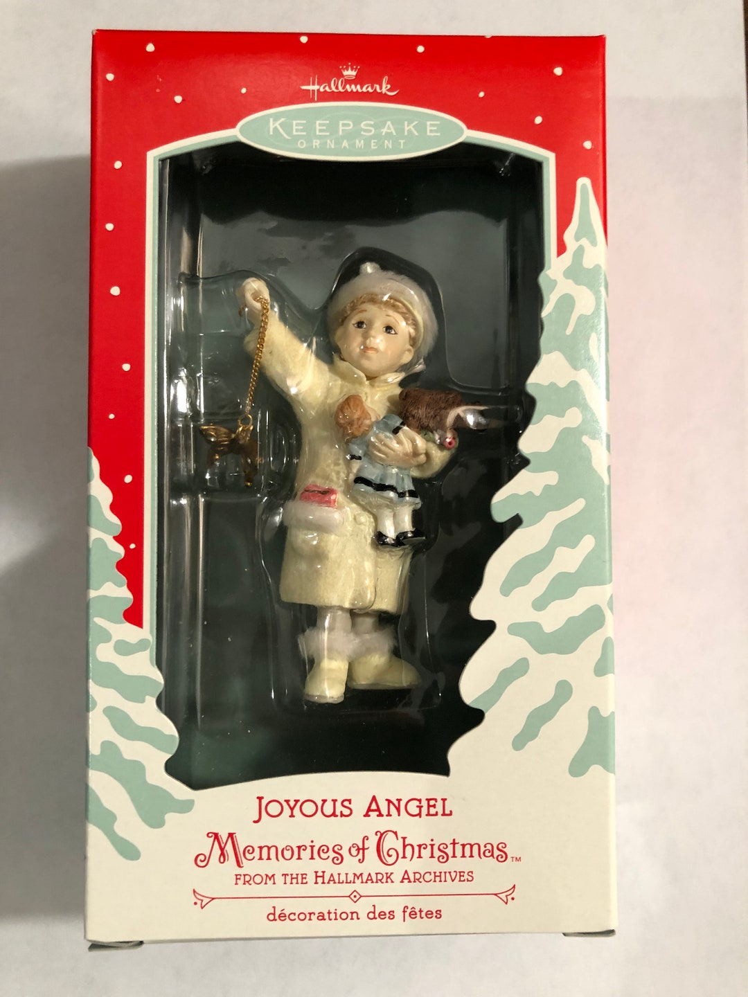 Hallmark Keepsake Joyous Angel Christmas Ornament: Memories of ...