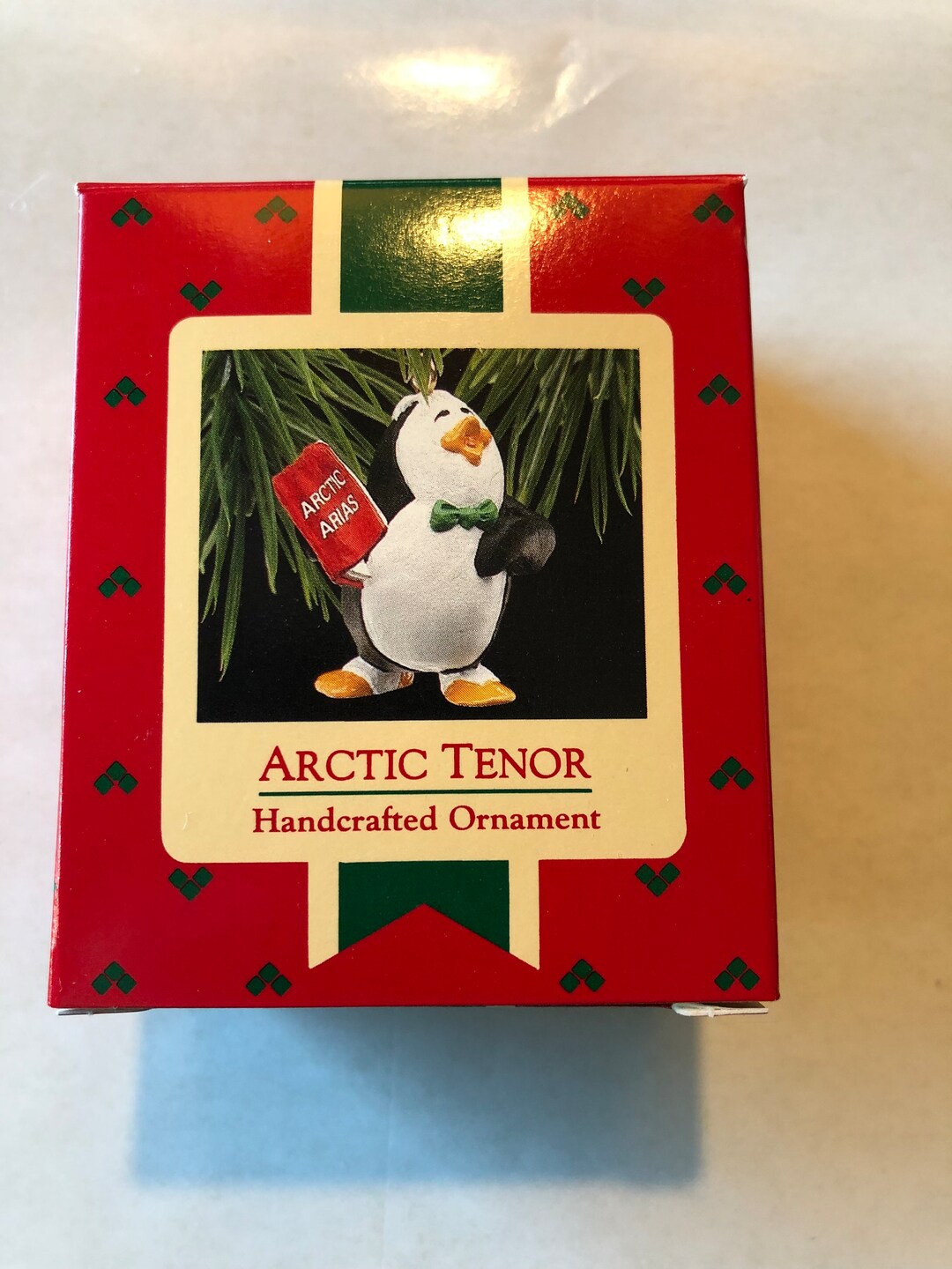 Hallmark Keepsake Arctic Tenor Christmas Ornament, Handcrafted 1988 - Etsy