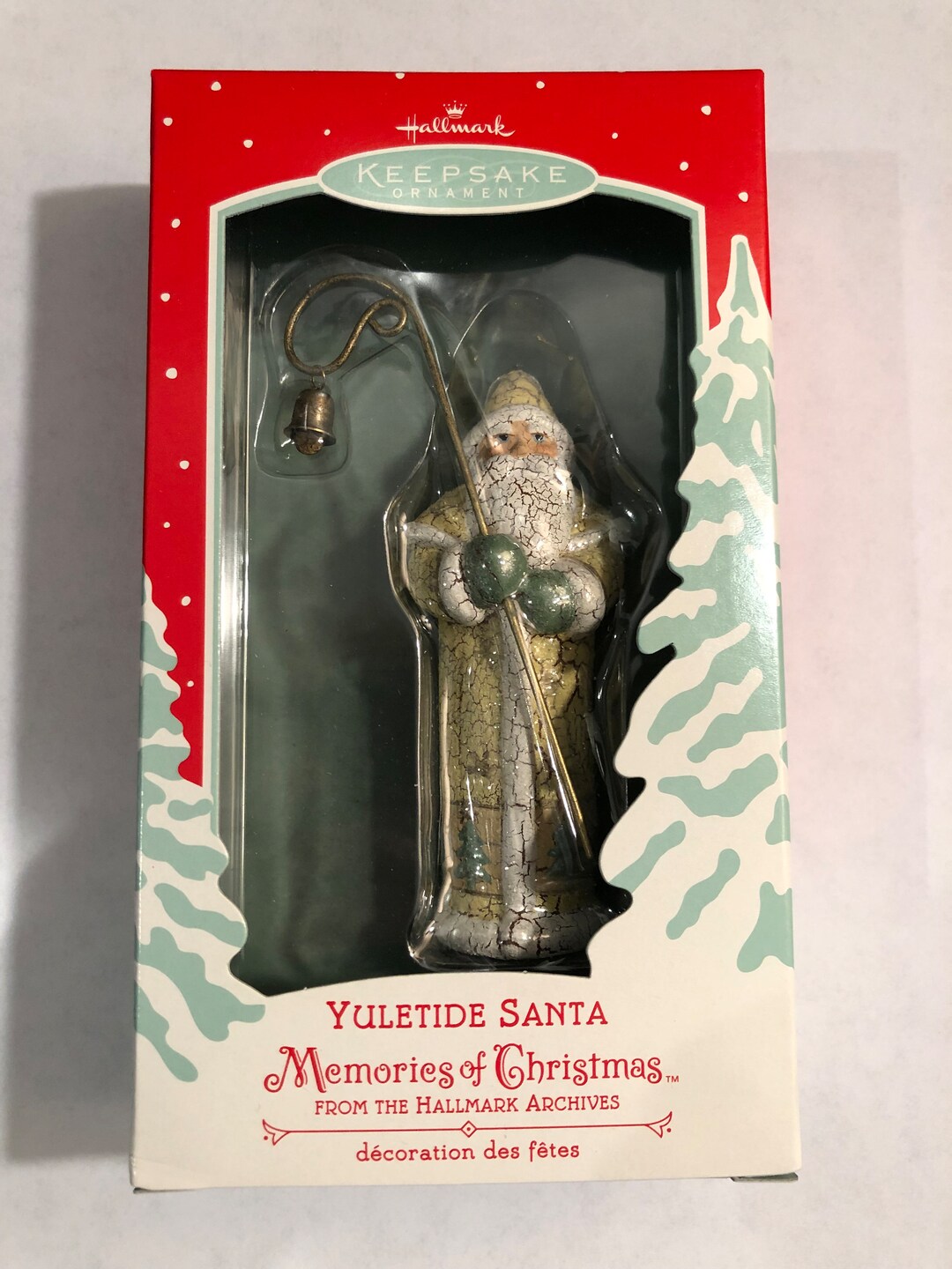Hallmark Keepsake Yuletide Santa Christmas Ornament, Memories of ...