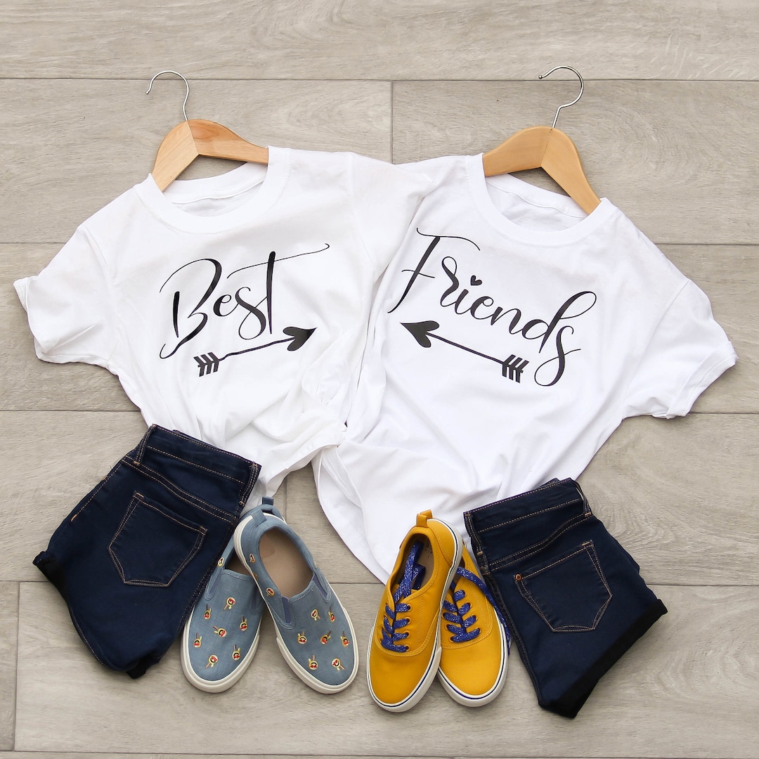 Friends Matching T Shirt, Statement Quote Personalized Graphics Printed ...