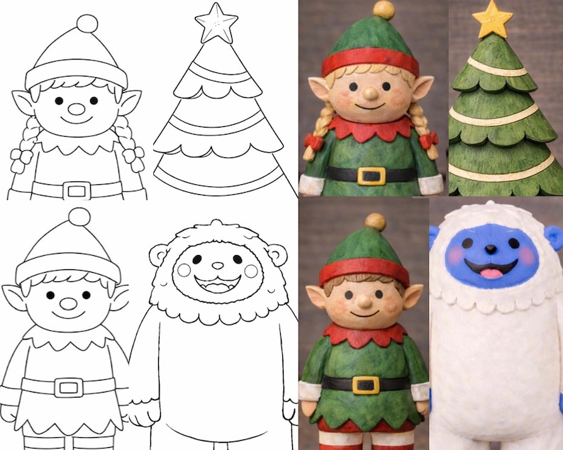 Ultimate Christmas Carving Pattern Bundle – Beginner/intermediate ...
