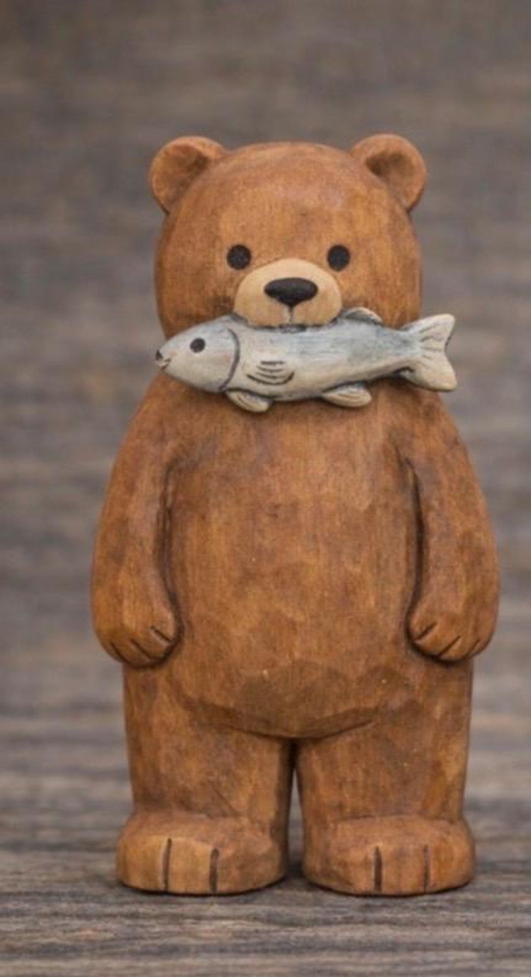 Beginner Brown Bear Whittling Pattern – Easy Wood Carving Template ...