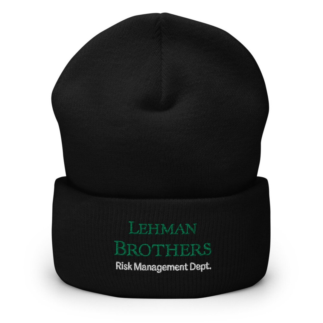 Lehman Brothers Risk Management Beanie - Etsy