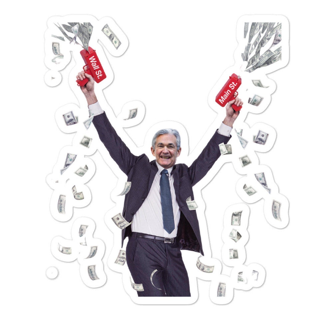 Jpow Money Printer Bubble-free Stickers - Etsy