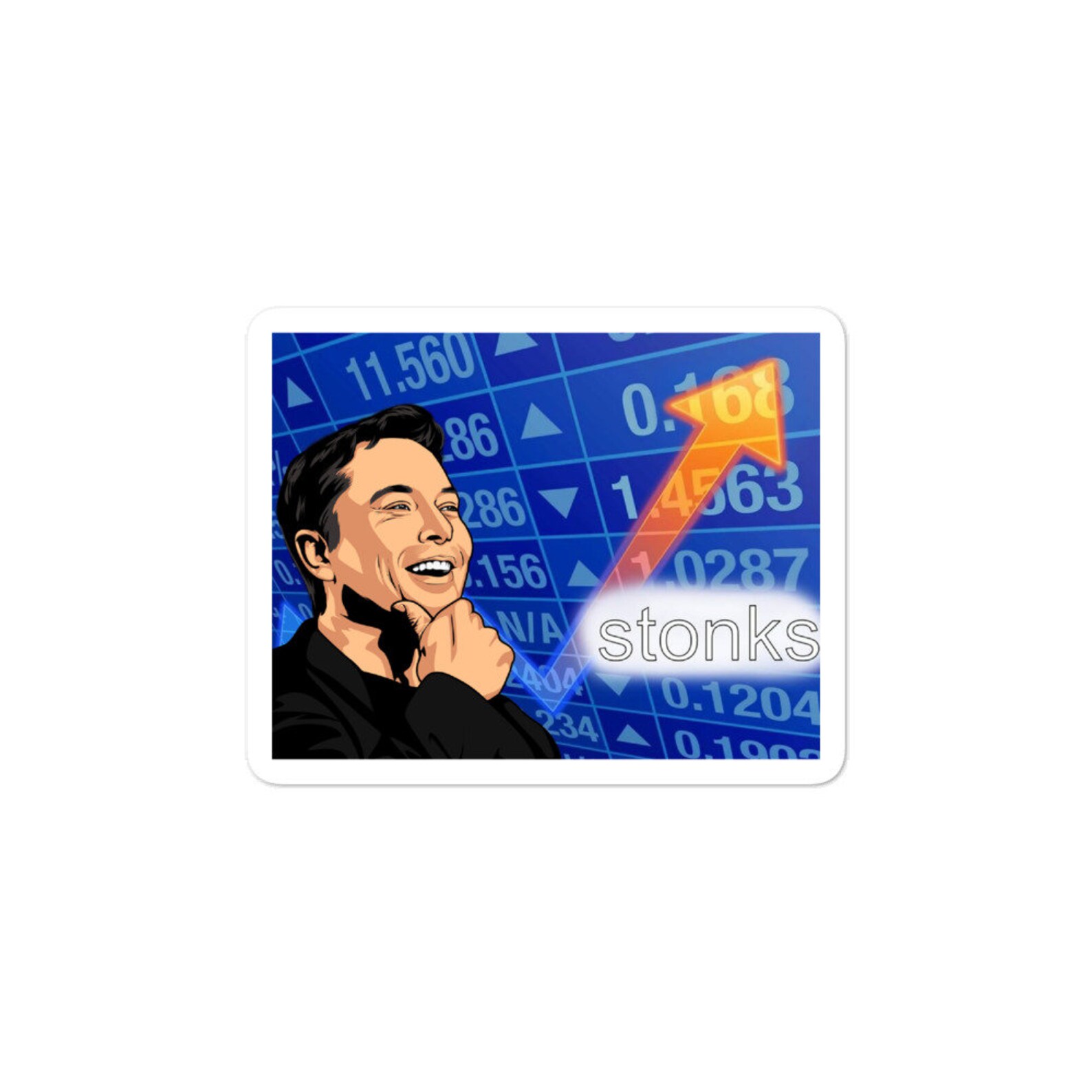 Elon Stonks Stickers - Etsy