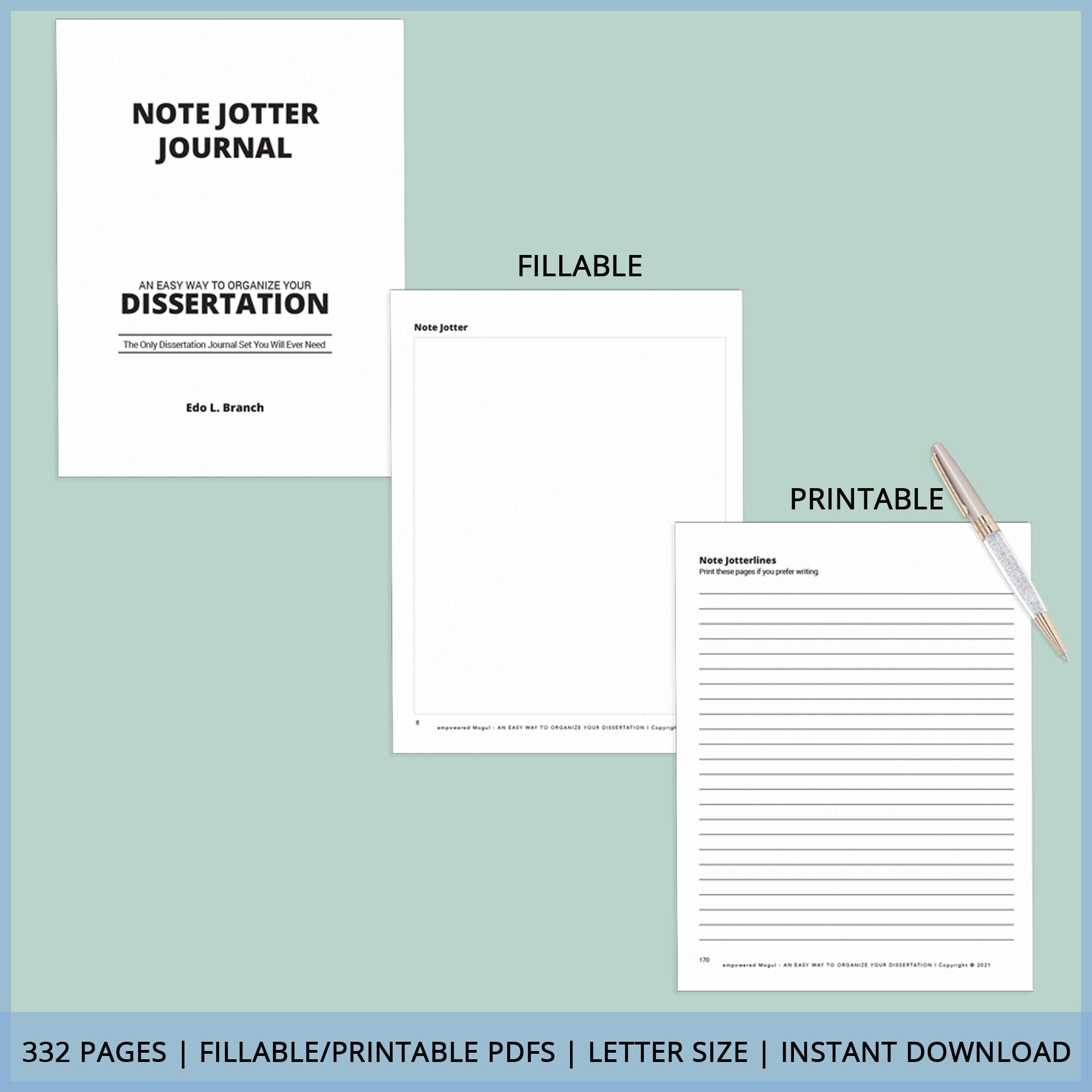 Organize Your Dissertation Bundle | College University Student Lit ...
