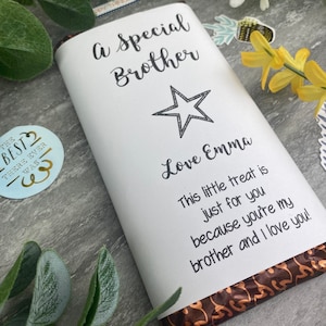 A Special Brother Chocolate Bar, Brother Gift, Special Brother ...