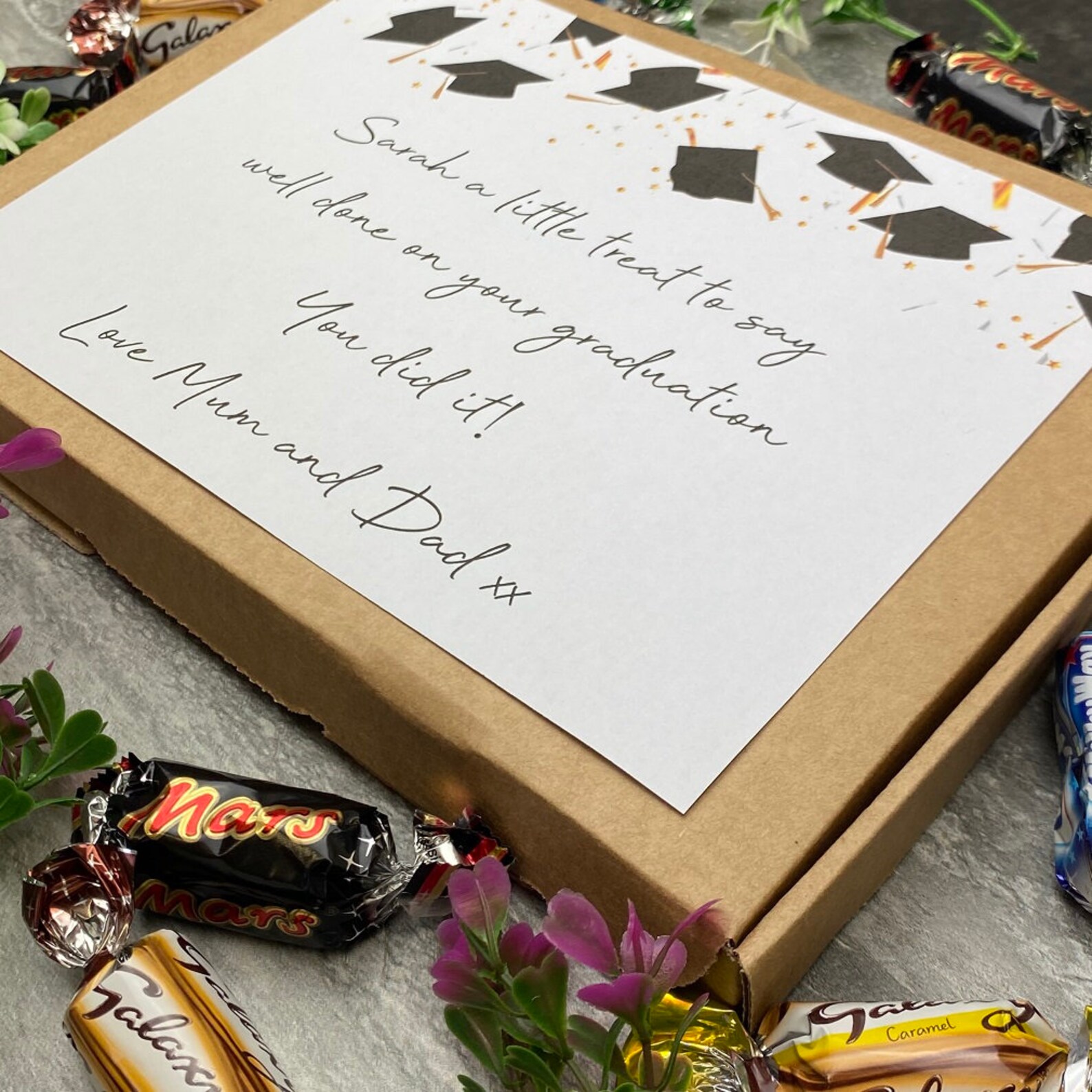 Graduation Gift for Her Chocolate Hamper Congratulations - Etsy UK