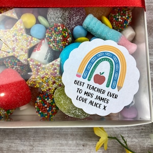 Teacher Sweet Box, Gift for Best Teacher / Teaching Assistant ...