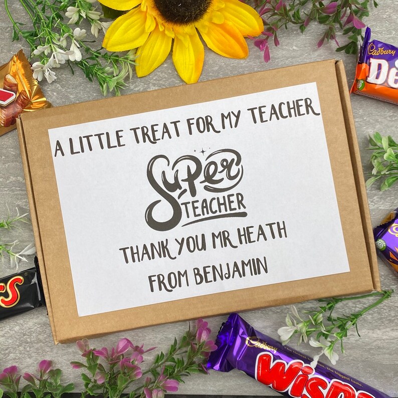 Super Teacher Chocolate Box Teacher Gift Chocolate Hamper - Etsy UK