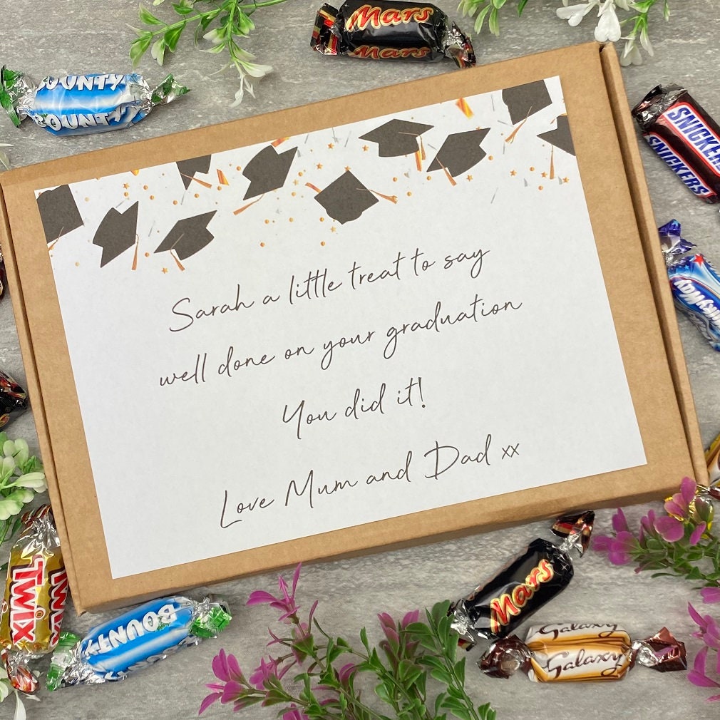 Graduation Gift for Her Chocolate Hamper Congratulations - Etsy UK
