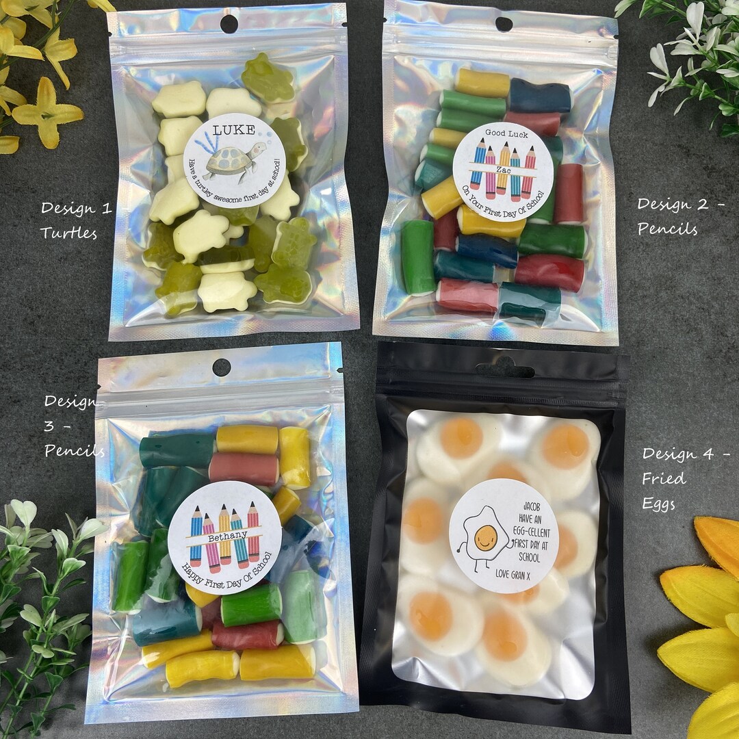 Back to School Sweet Pouches - First Day at School, Good Luck at School ...