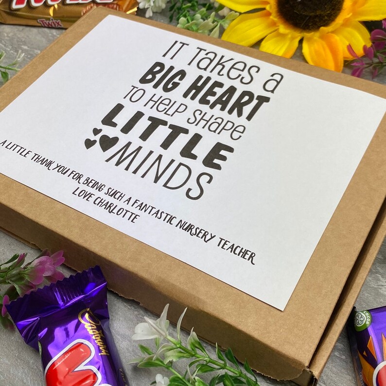 Teacher Gift Chocolate Box Chocolate Hamper Teacher | Etsy