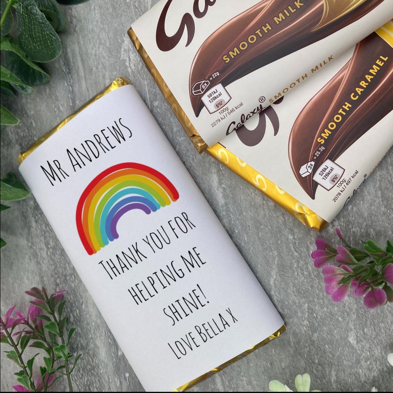 Teacher Chocolate Bar Teacher Gift Thank You Teacher - Etsy