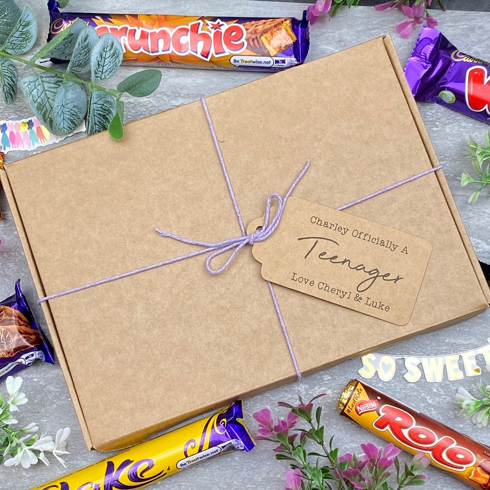 Officially A Teenager Chocolate Box 13th Birthday Gift | Etsy