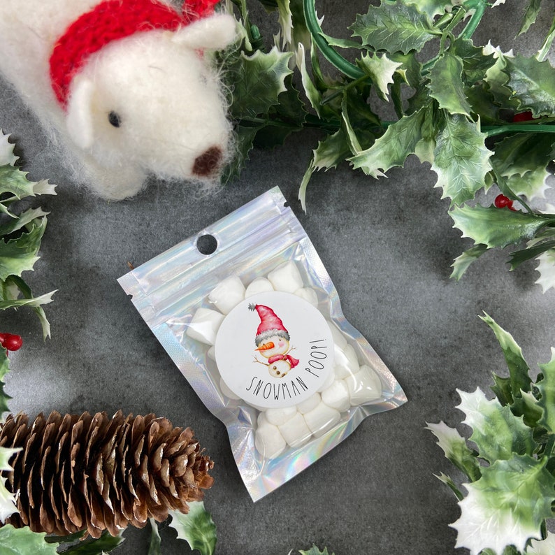 Snowman Poop, Christmas Eve Box Filler, Kids Christmas Treat, Xmas ...