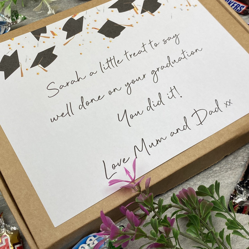 Graduation Gift for Her Chocolate Hamper Congratulations - Etsy UK