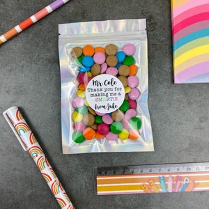 Teacher Gift- Smartie Pouch - Thank You for Making Me A Smartie Pants ...