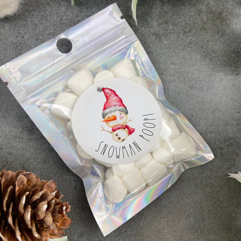 Snowman Poop, Christmas Eve Box Filler, Kids Christmas Treat, Xmas ...