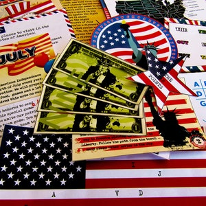 4th July Escape Room Kit Independence Day Printable Games DIY Escape ...
