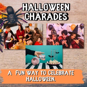 Halloween Charades Printable Game Halloween Activities PDF Halloween ...