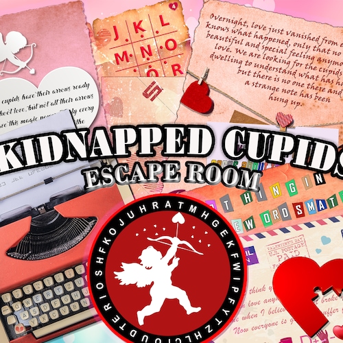 Valentines Day Escape Room for Kids Printable Party Game - Etsy