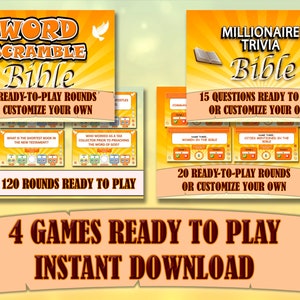 Bible Trivia Quiz, Zoom Bible Games, Bible Trivia, 5 Second, Word ...