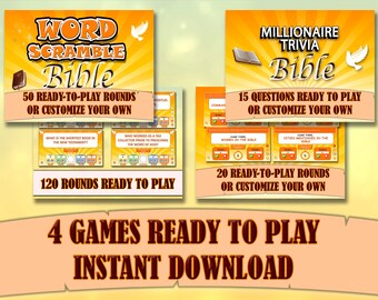 Bible Word Scramble - Etsy