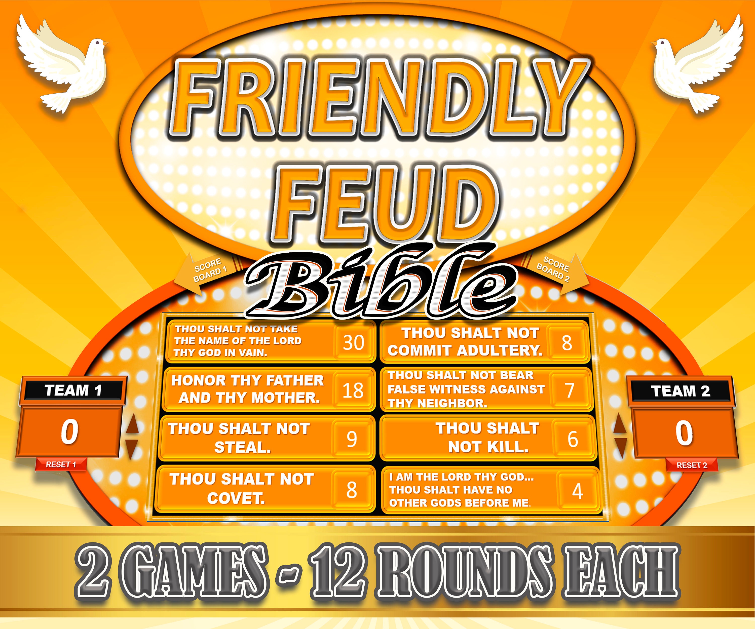 Party Supplies Paper & Party Supplies Virtual PowerPoint Zoom Night Fun ...