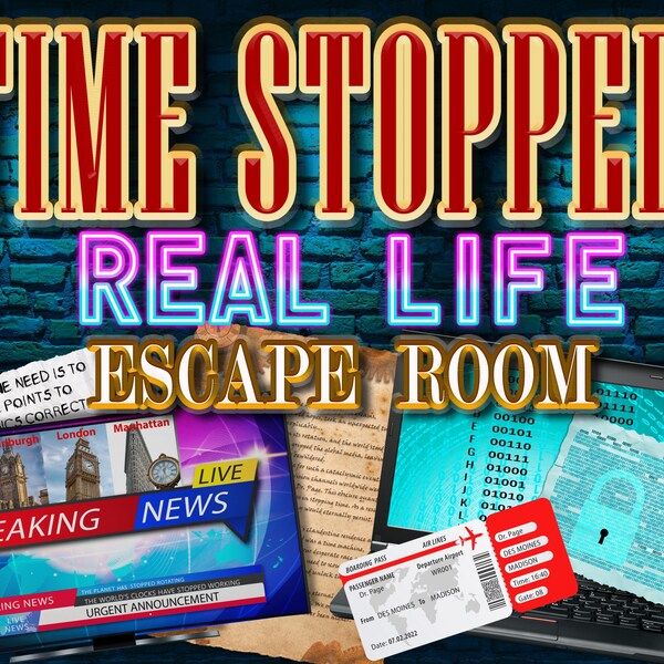 Escape Room Printable - Etsy