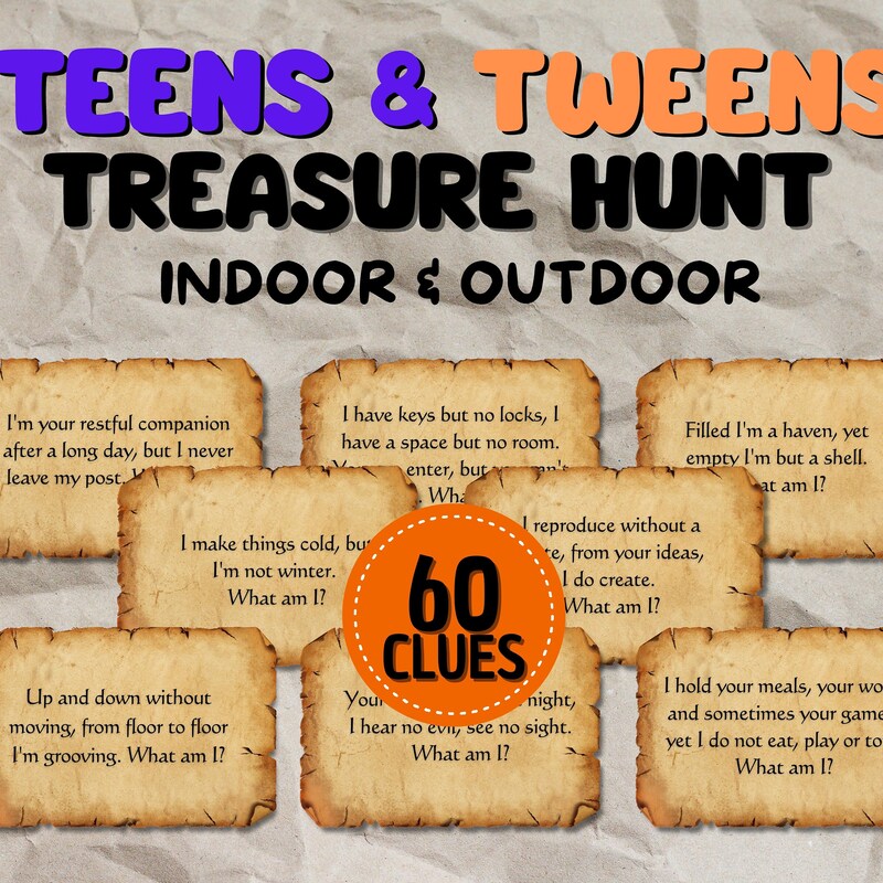 Teen Scavenger Hunt - Etsy