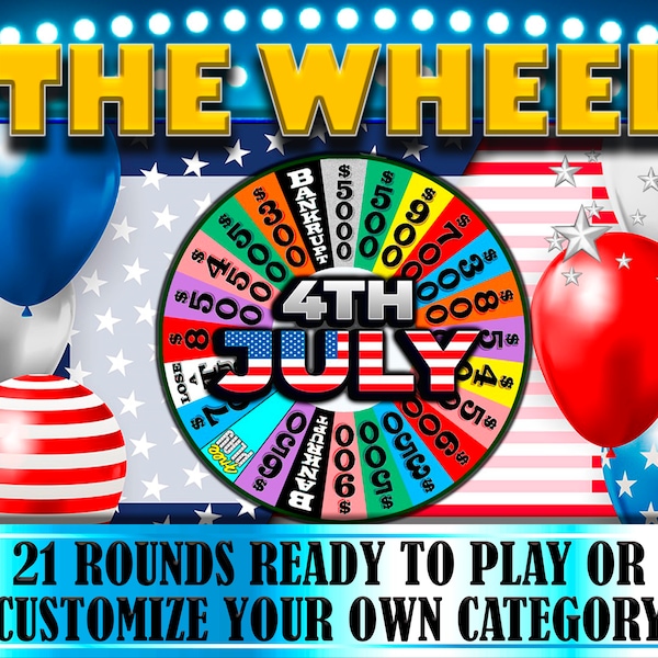 Wheel of Fortune Powerpoint - Etsy