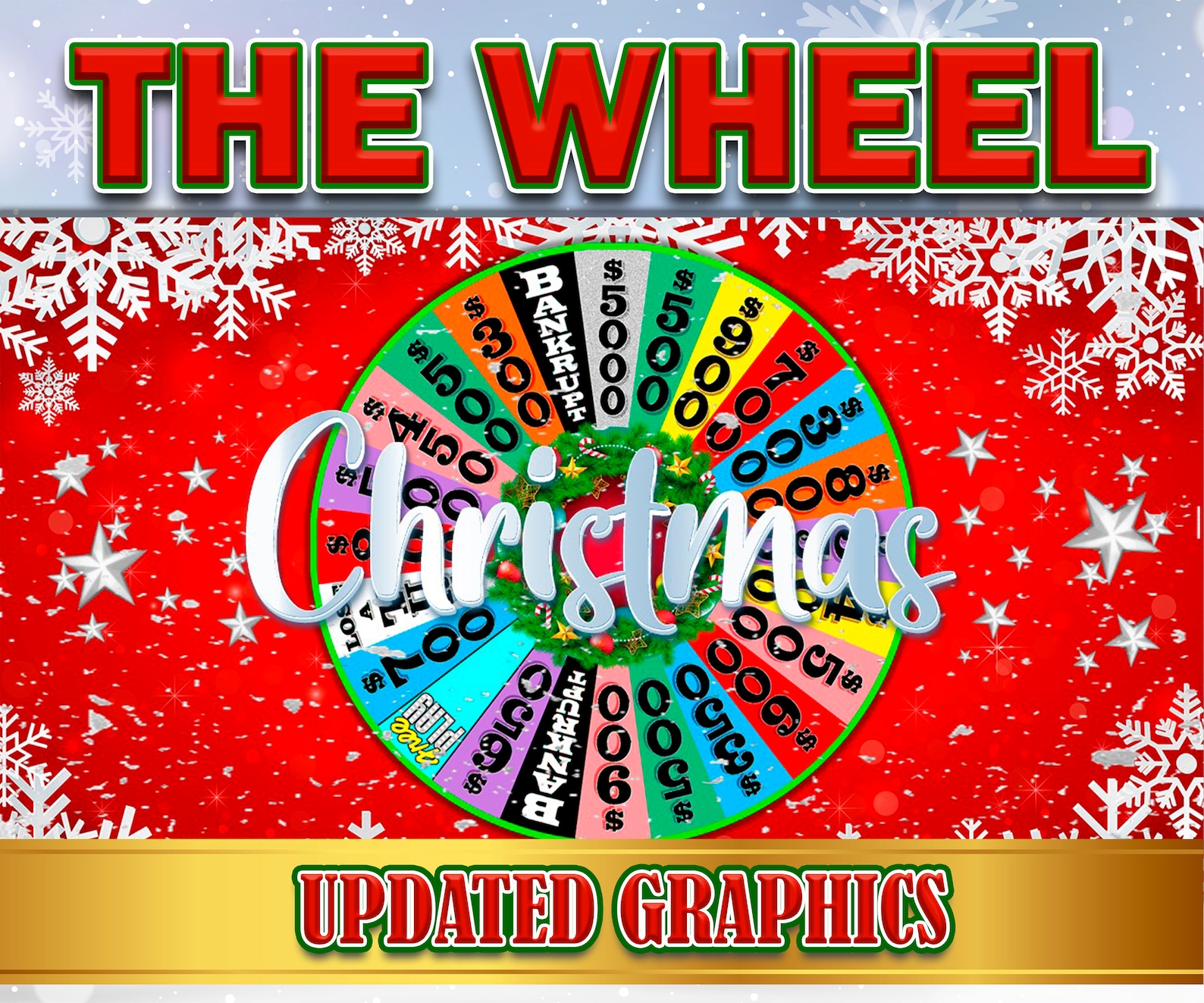 Wheel Christmas Christmas Game to Play Family Office - Etsy