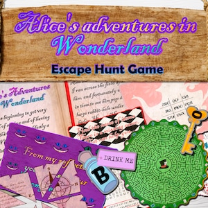 Alice in Wonderland Scavenger Hunt - Etsy