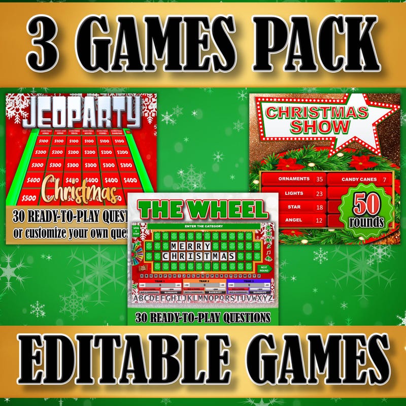 Christmas Jepordy - Etsy