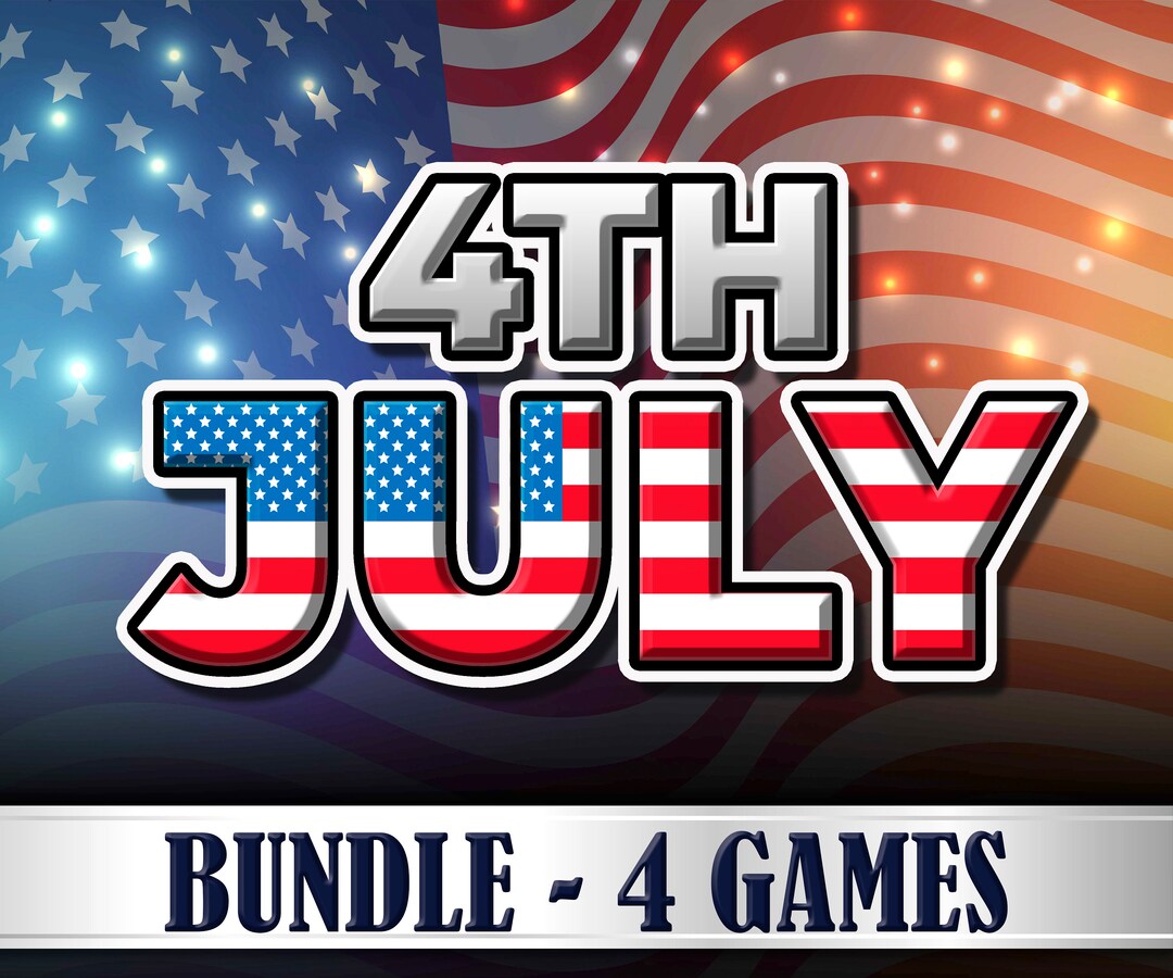 4th July Game Bundle Family Virtual Powerpoint Zoom Independence Day ...