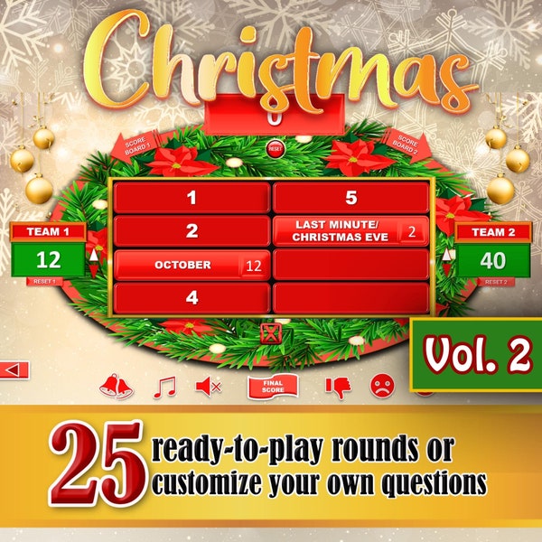 Christmas Family Feud Powerpoint Game - Etsy